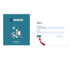 How to log in to Prokeep